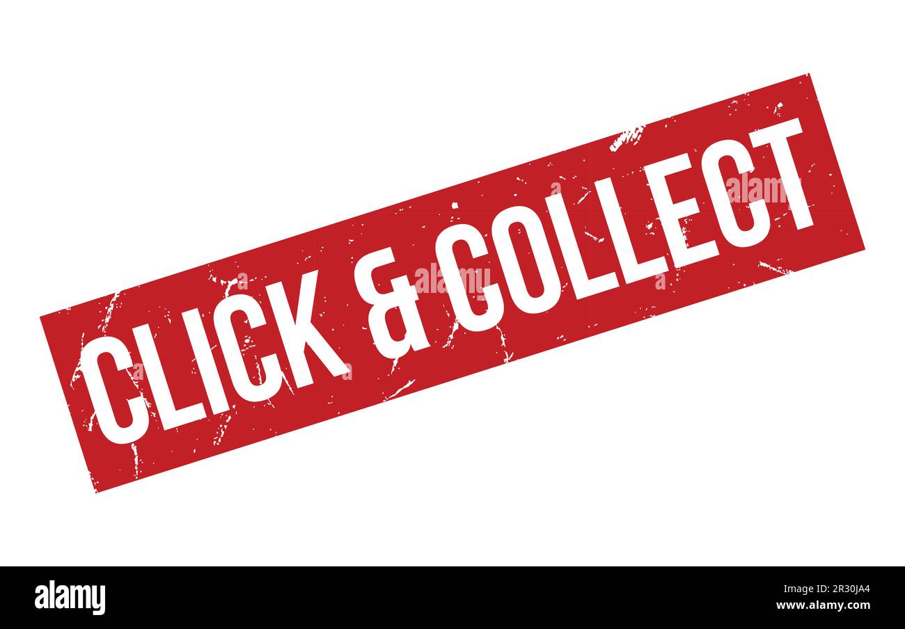 Click collect label sign hi-res stock photography and images - Alamy