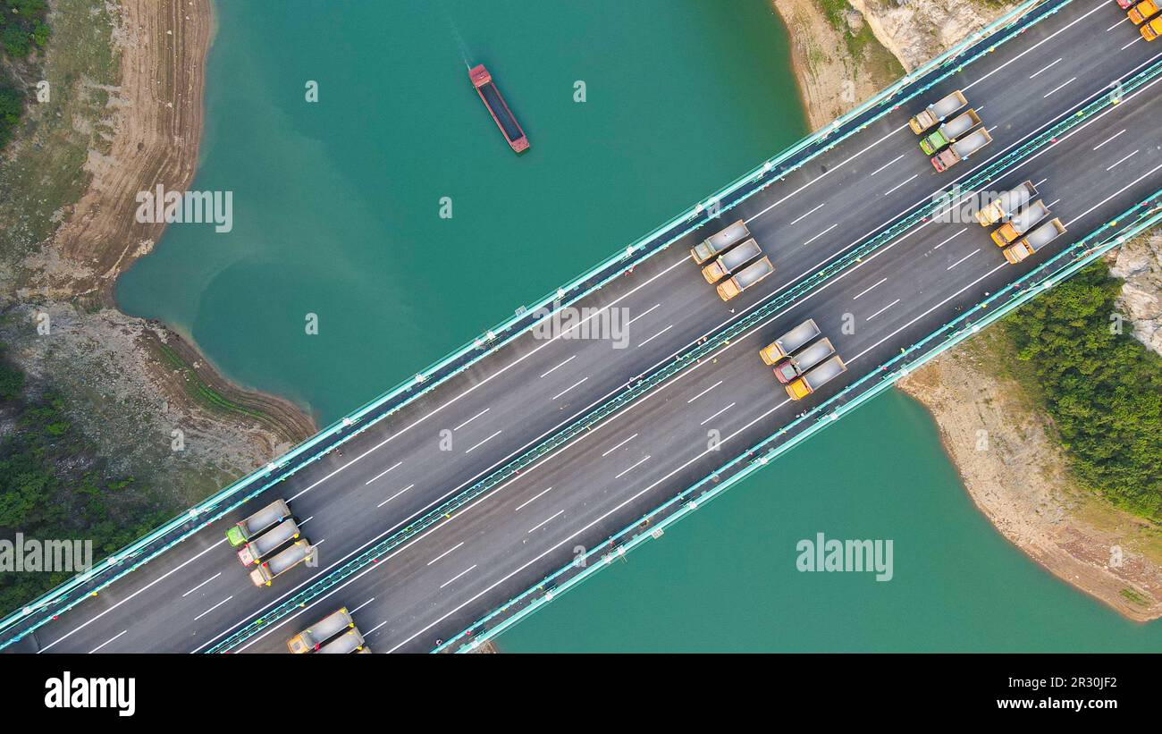 GUIYANG, CHINA - MAY 21, 2023 - A static load test is carried out on ...