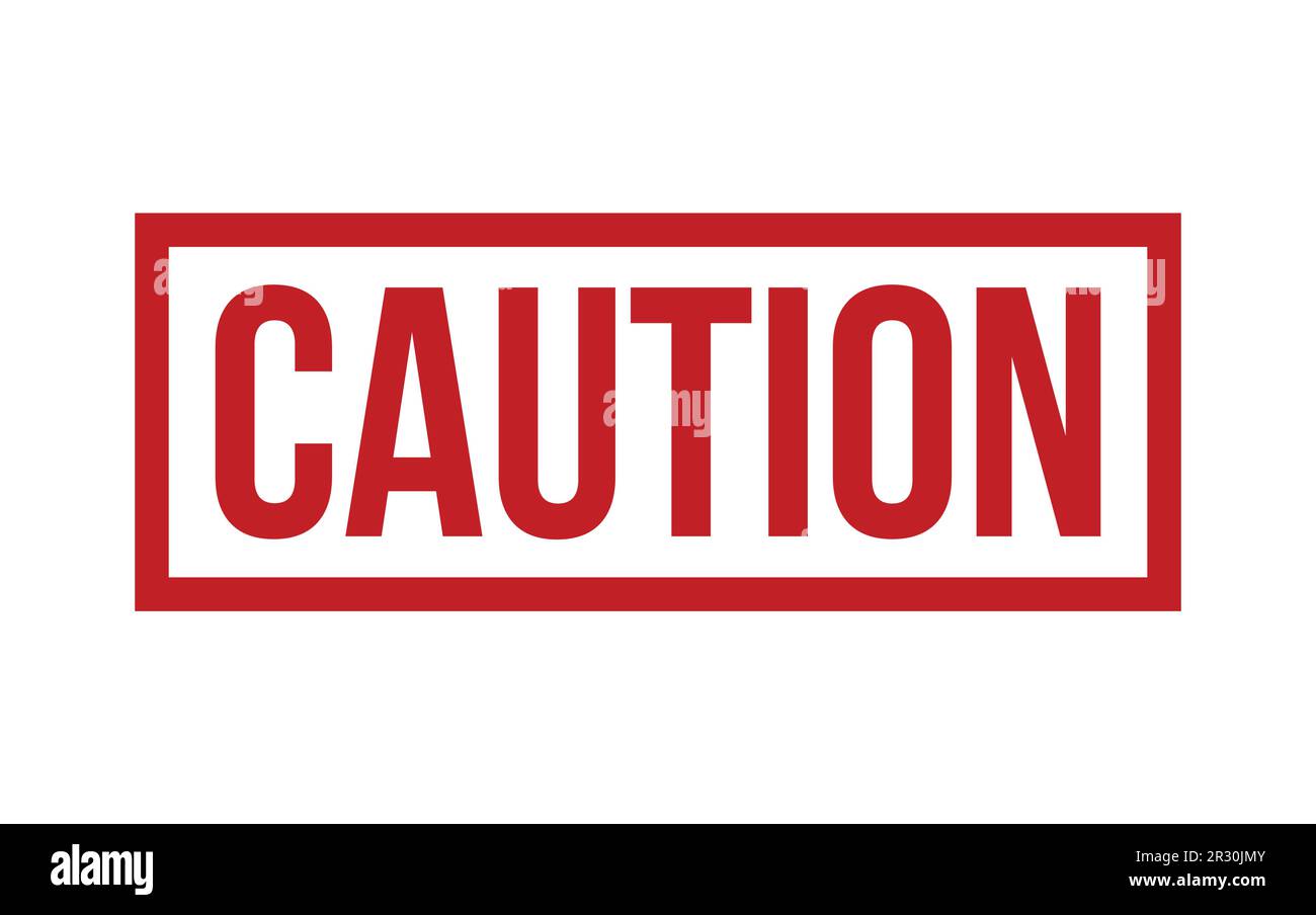 Red Caution Rubber Stamp Seal Vector Stock Vector Image & Art - Alamy