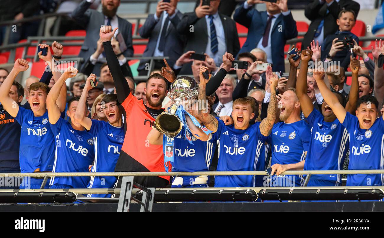 London, UK. 21st May, 2023. 21 May 2023 - Gateshead v FC Halifax Town ...