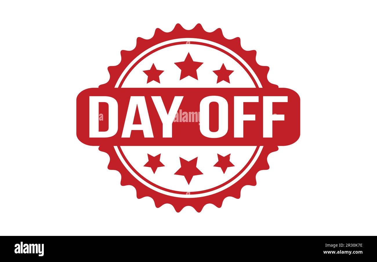 Day Off Rubber Stamp Seal Vector Stock Vector Image & Art - Alamy
