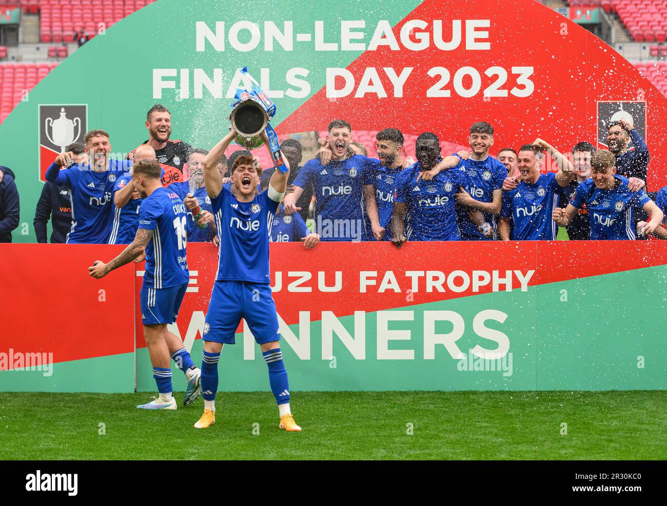 London, UK. 21st May, 2023. 21 May 2023 - Gateshead v FC Halifax Town ...
