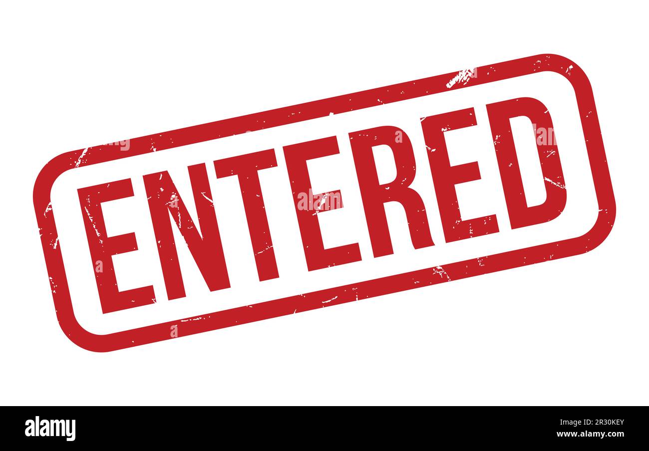 Entered rubber stamp hi-res stock photography and images - Alamy
