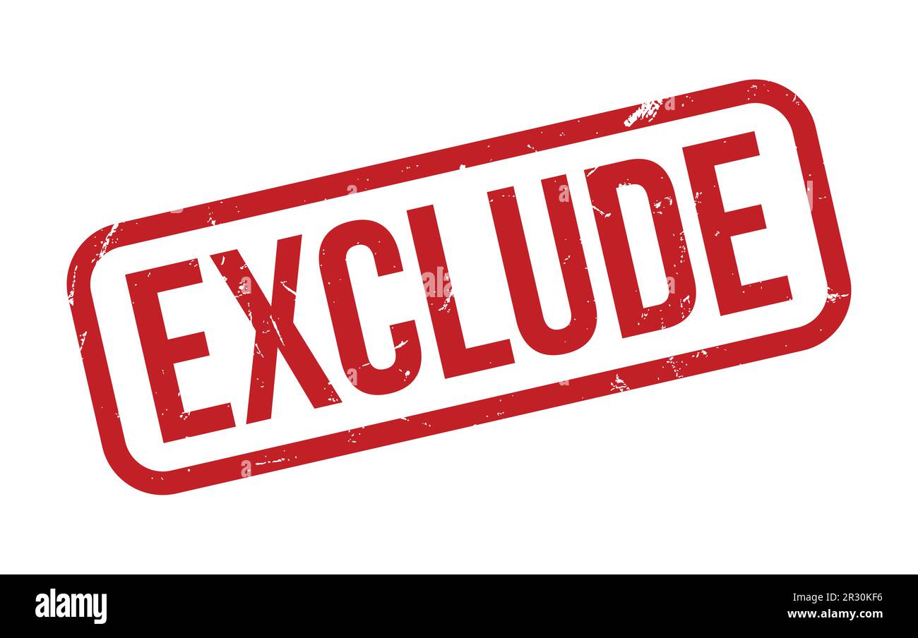 Exclude Stock Vector Images - Alamy Exclude Stock Vector Images - Alamy
