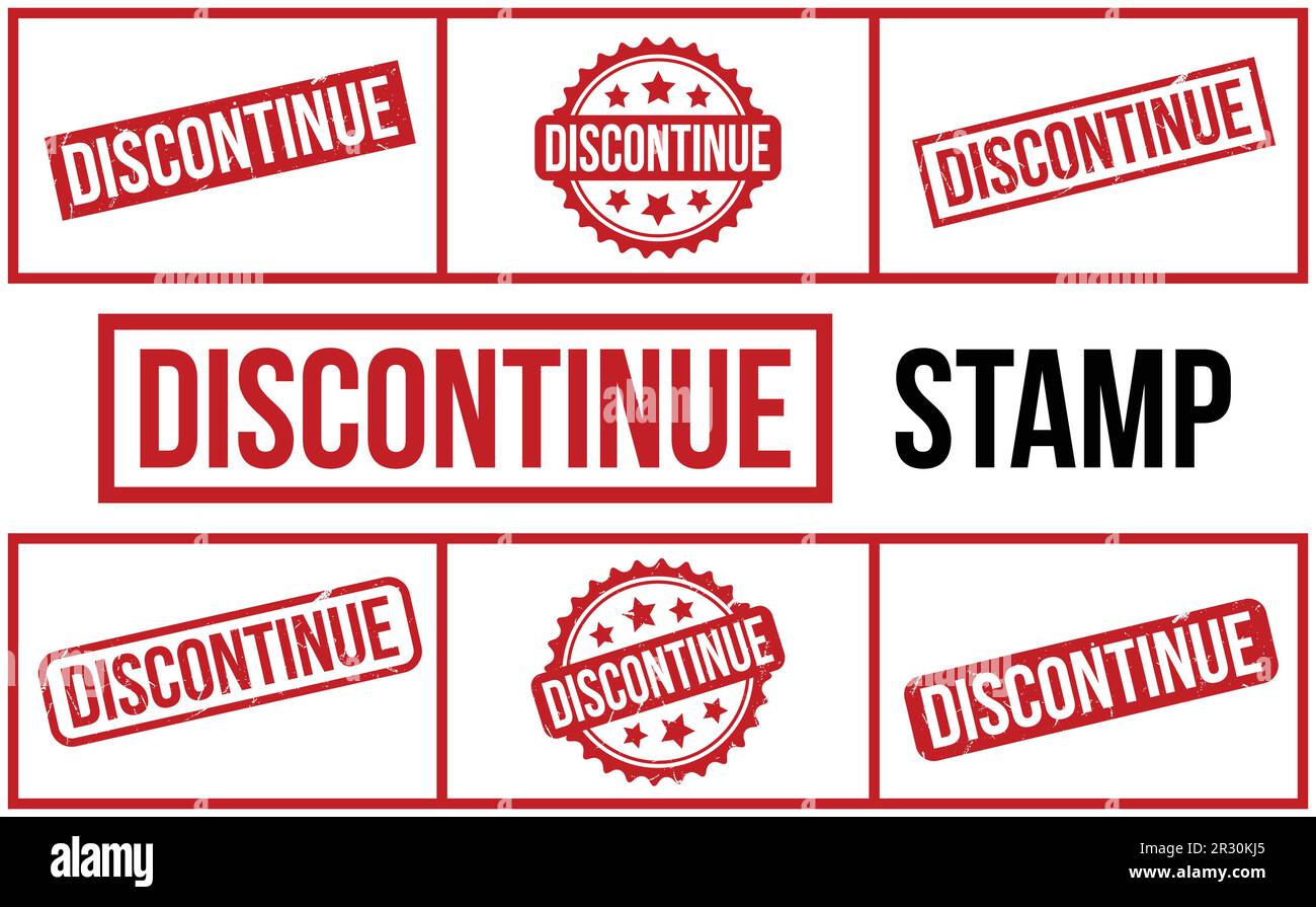 Discontinue seal hi-res stock photography and images - Alamy