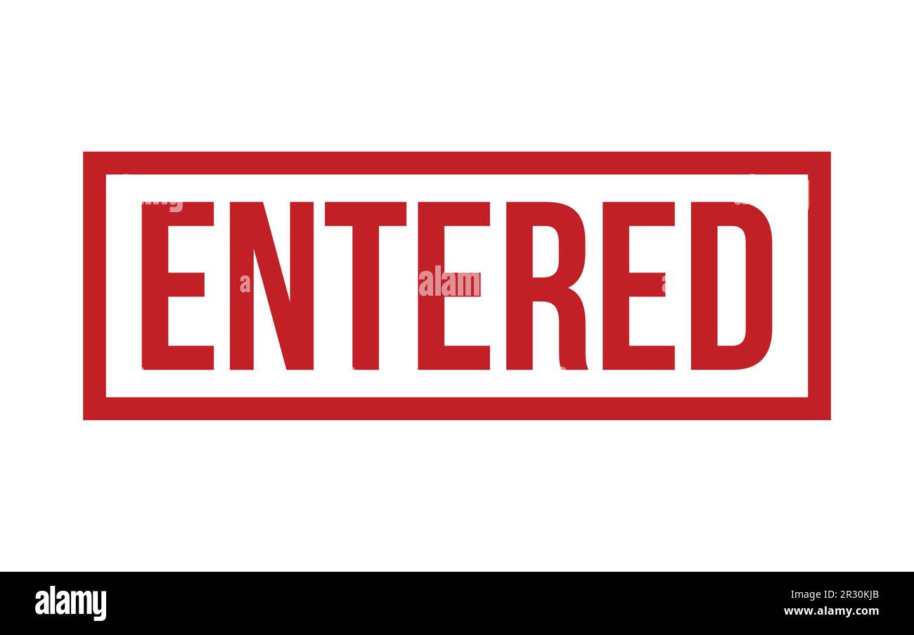 Entered rubber stamp hi-res stock photography and images - Alamy Entered rubber stamp hi-res stock photography and images - Alamy