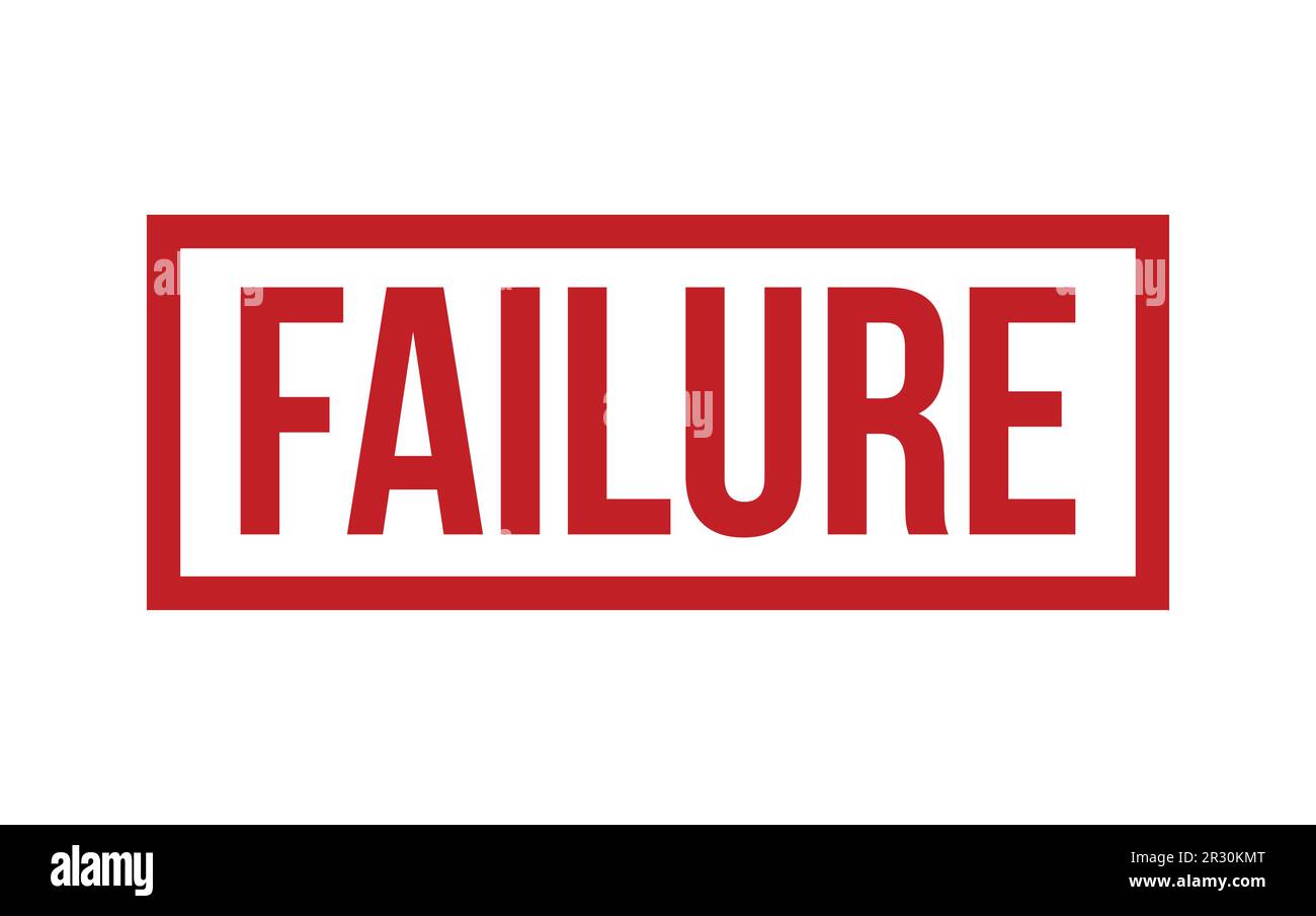 Red Failure Rubber Stamp Seal Vector Stock Vector Image & Art - Alamy