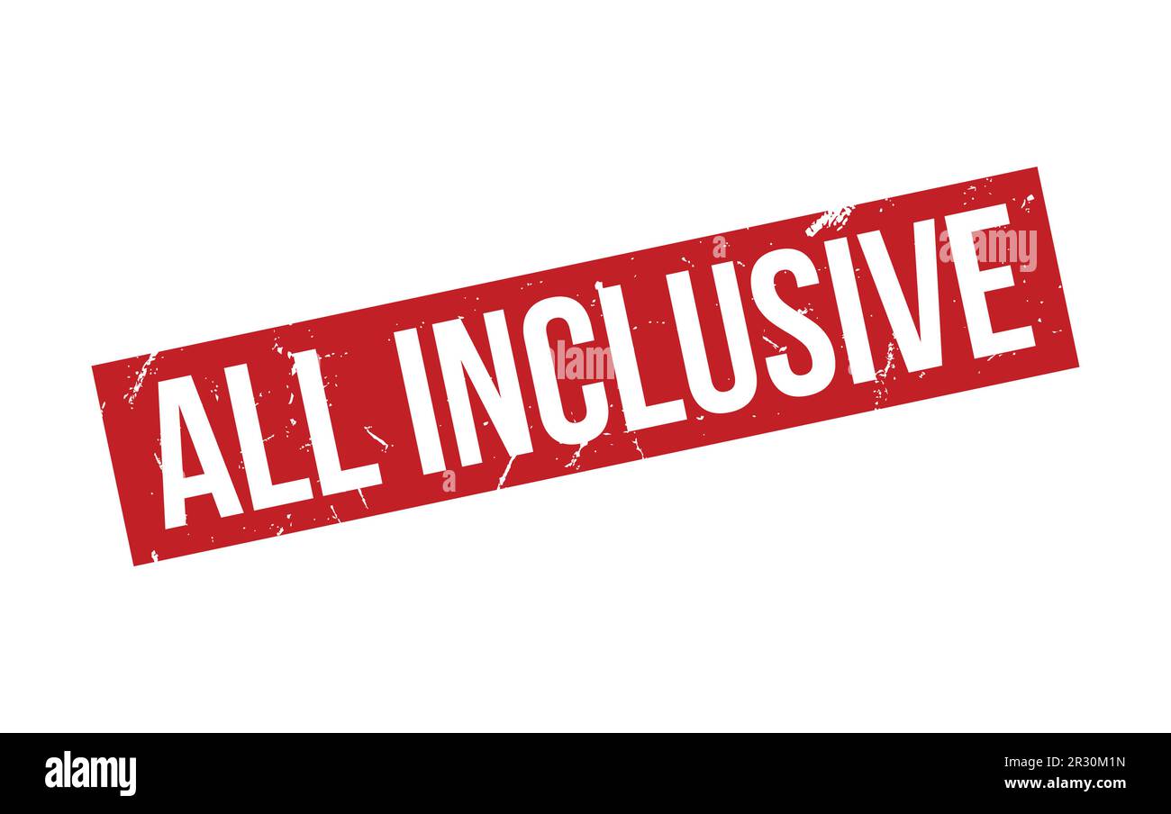 All inclusive Rubber Stamp Seal Vector Stock Vector Image & Art - Alamy