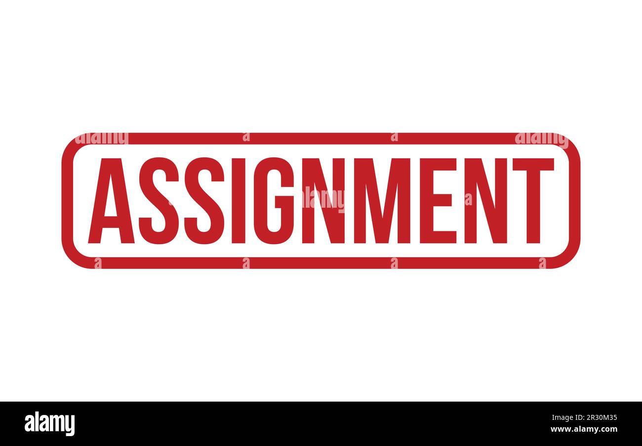 The word assignment Stock Vector Images - Alamy