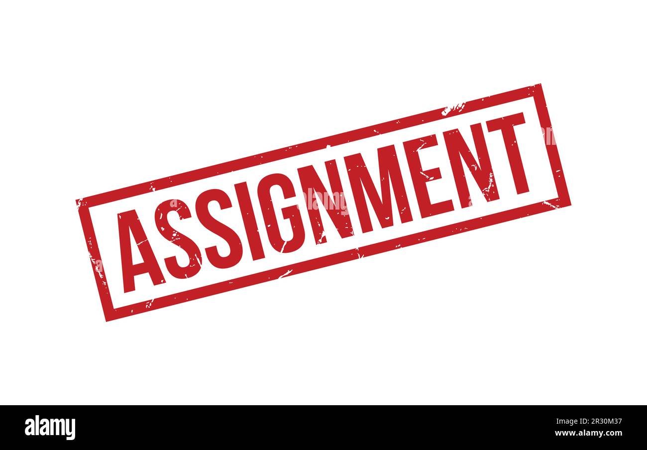 Red Assignment Rubber Stamp Seal Vector Stock Vector Image & Art - Alamy