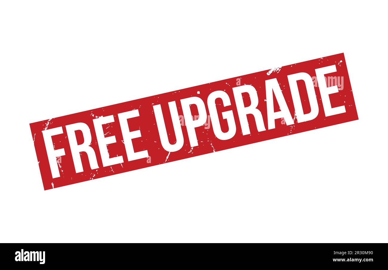 Free Upgrade Rubber Stamp Seal Vector Stock Vector Image & Art - Alamy