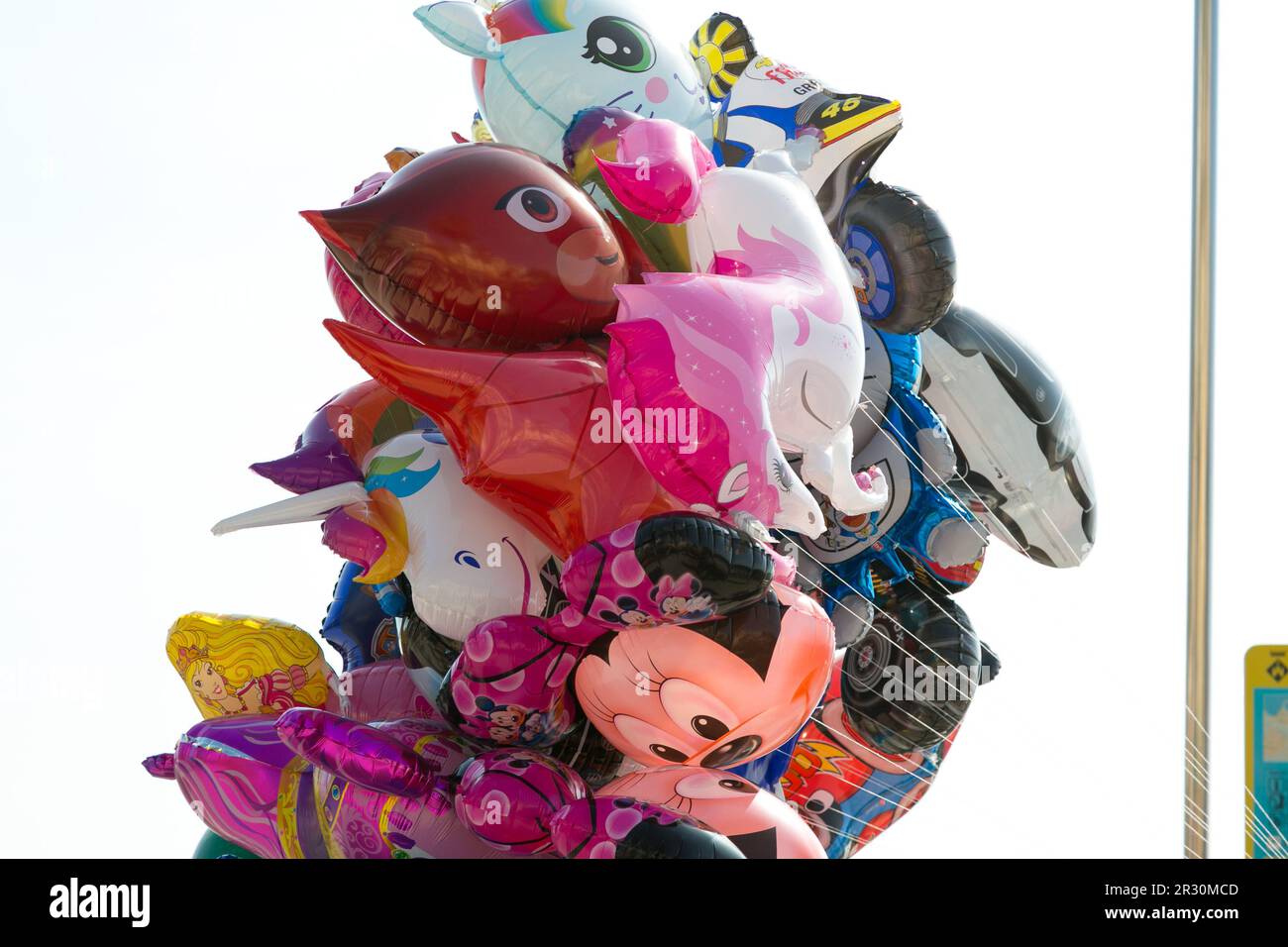 coloured balloons of different sizes and shapes Stock Photo - Alamy