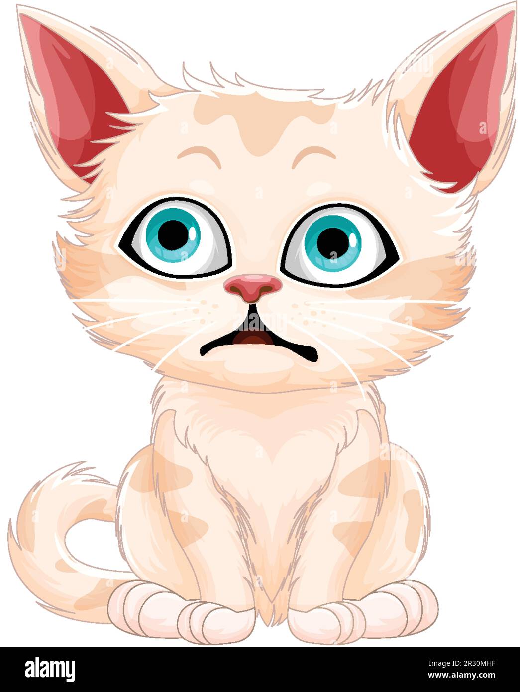 Cute Cat Cartoon Character Illustration Stock Vector Image And Art Alamy