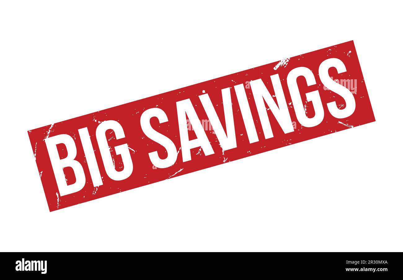 Big Savings Rubber Stamp Seal Vector Stock Vector Image & Art - Alamy