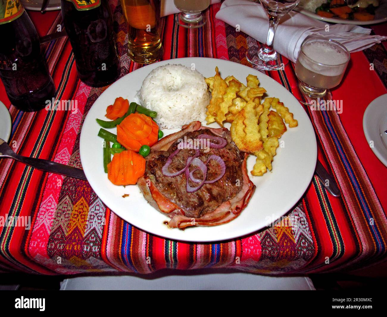 Food in Nazca city in Peru, South America Stock Photo - Alamy