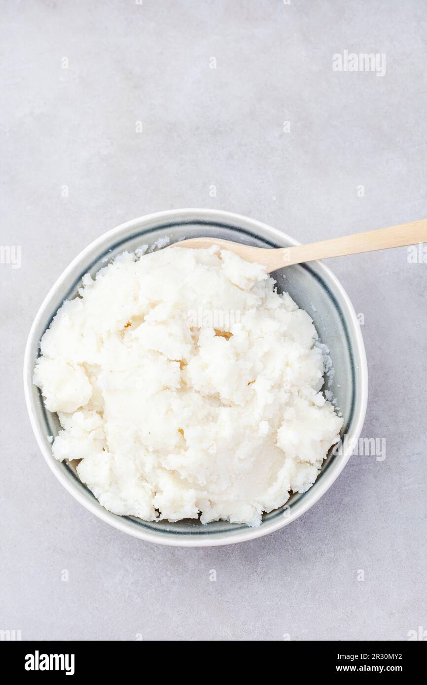 Traditional South African pap or maize meal on mottled grey Stock Photo ... Traditional South African pap or maize meal on mottled grey Stock Photo ...