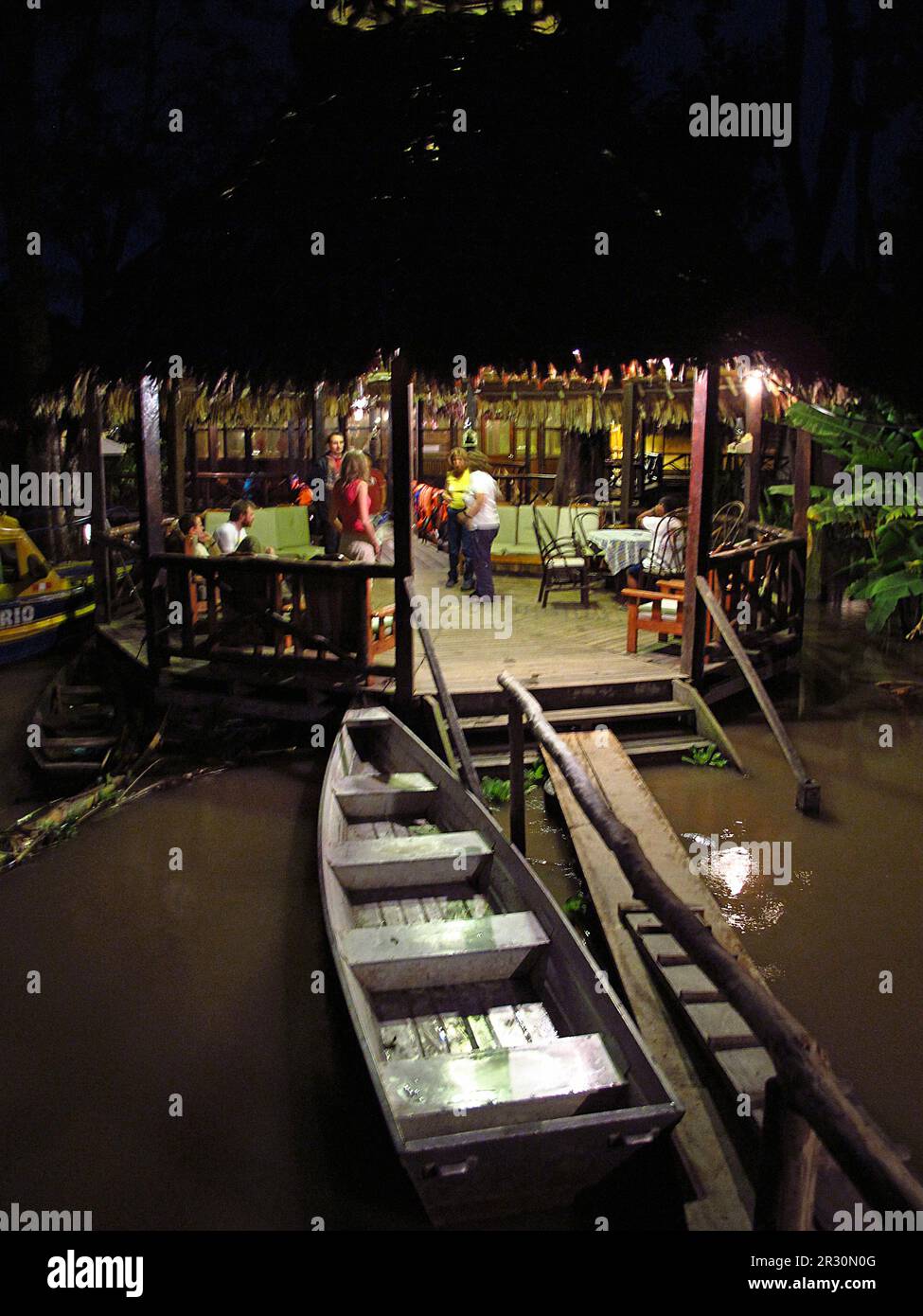 The boat in Amazon river in Peru, South America Stock Photo - Alamy