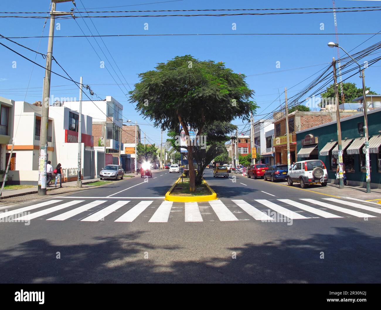 The street in Nazca city, Peru, South America Stock Photo - Alamy
