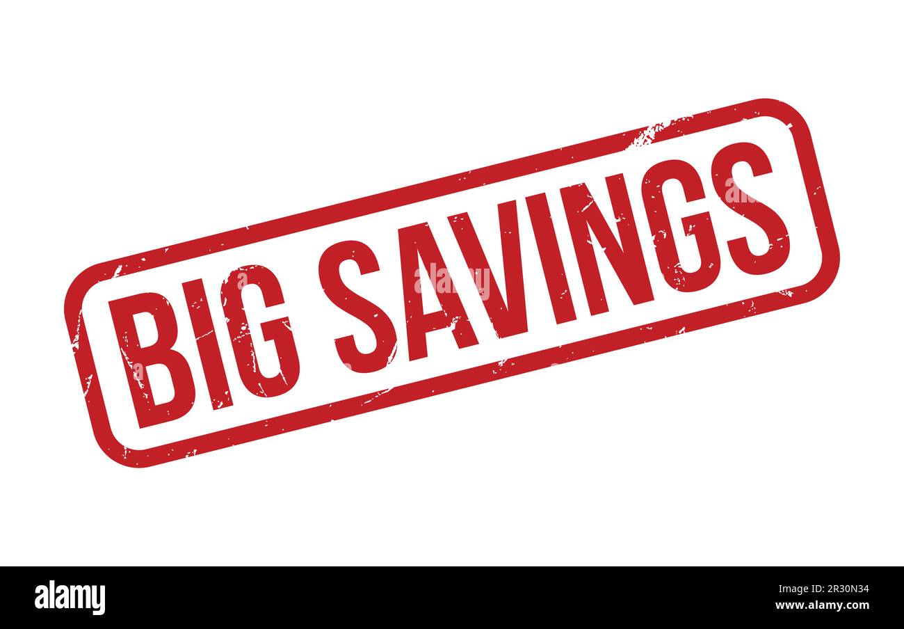 Big Savings Rubber Stamp Seal Vector Stock Vector Image & Art - Alamy