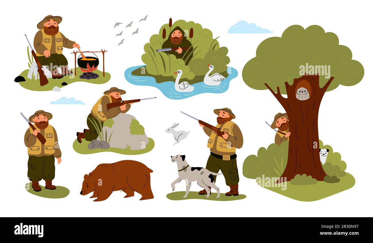 Stalking its prey Stock Vector Images - Alamy