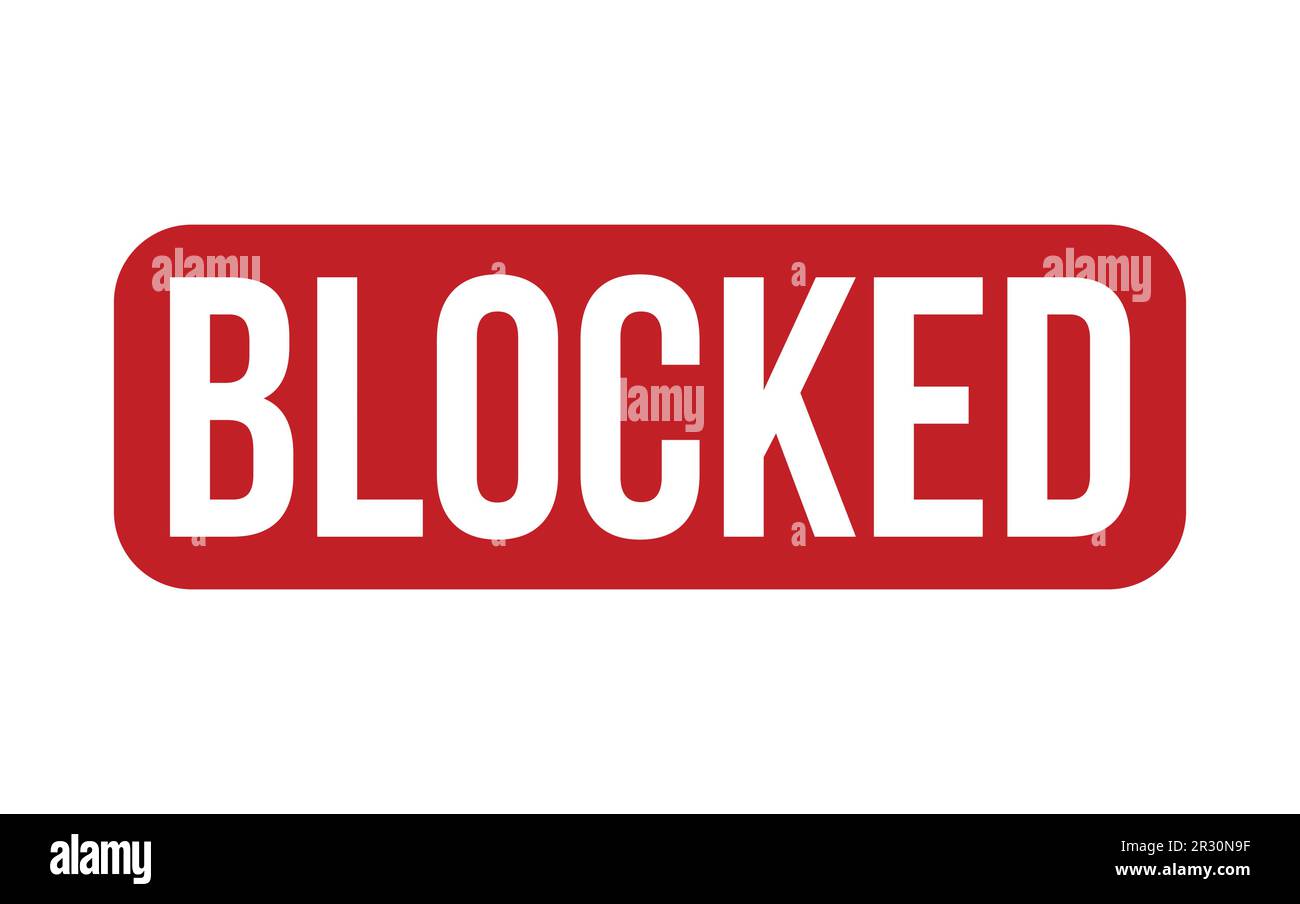 Blocked Rubber Stamp Seal Vector Stock Vector Image & Art - Alamy Blocked Rubber Stamp Seal Vector Stock Vector Image & Art - Alamy