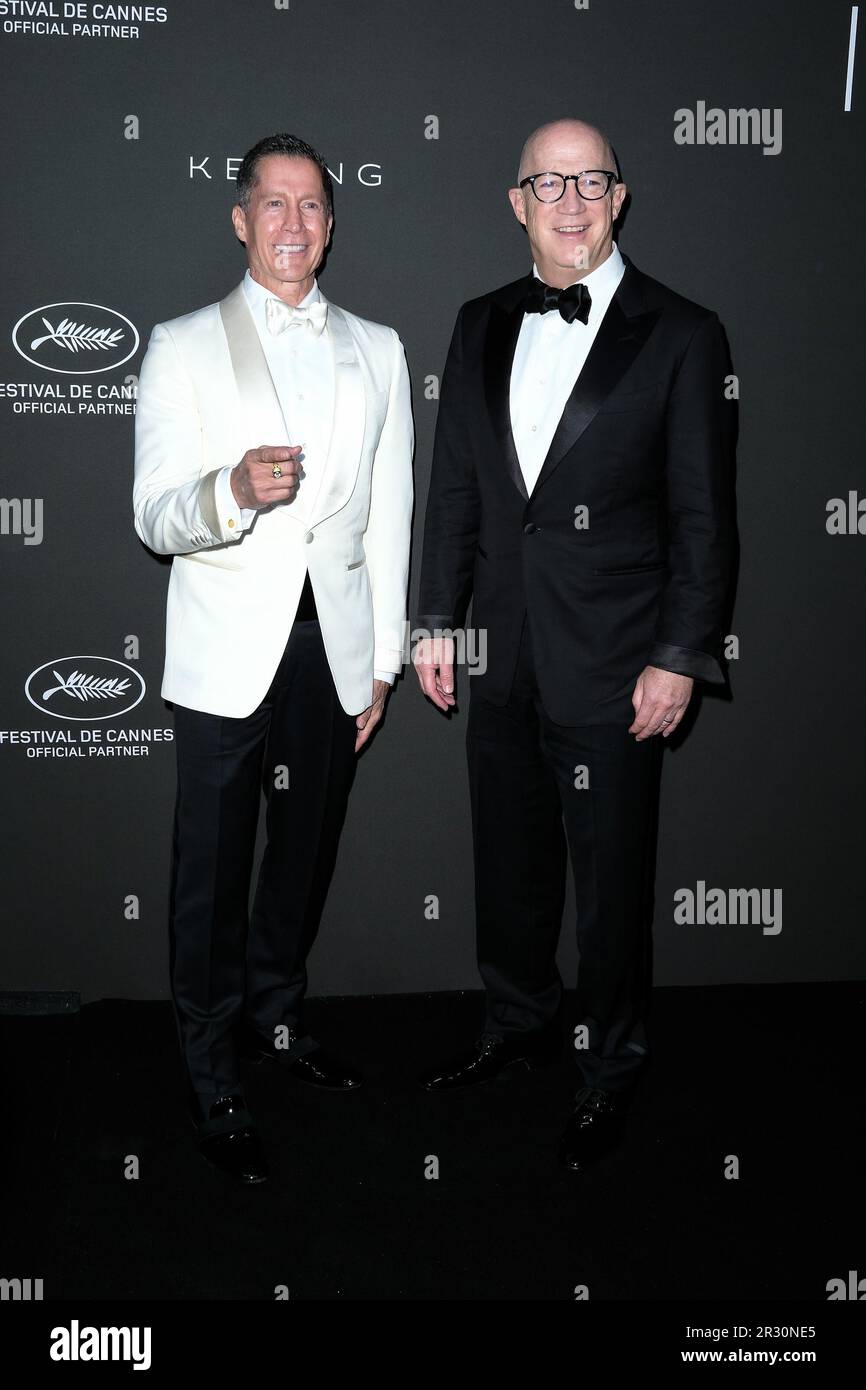 Cannes, France. 21st May, 2023. Bruce Bozzi and Bryan Lourd ...