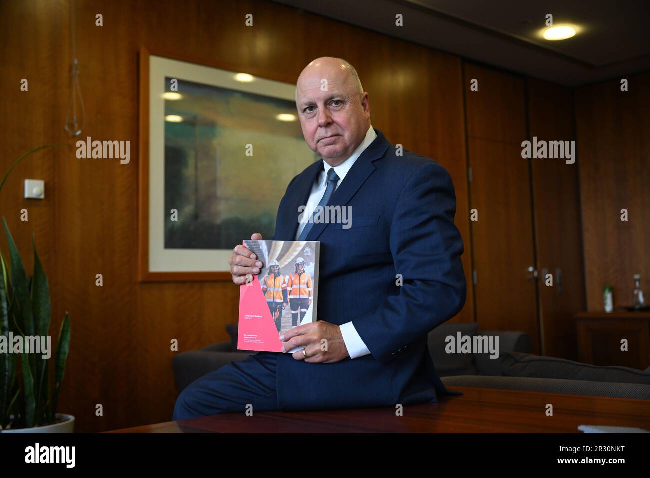 Victorian Treasurer Tim Pallas poses for a portrait ahead of the 2023 ...