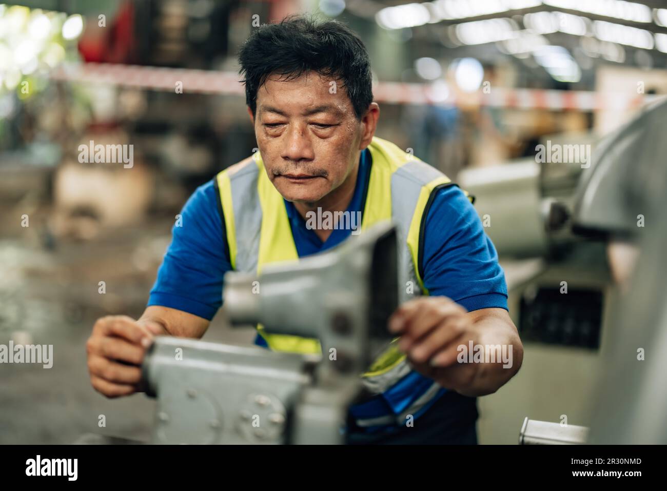 Engineering technicians use hand tools to perform regular maintenance ...