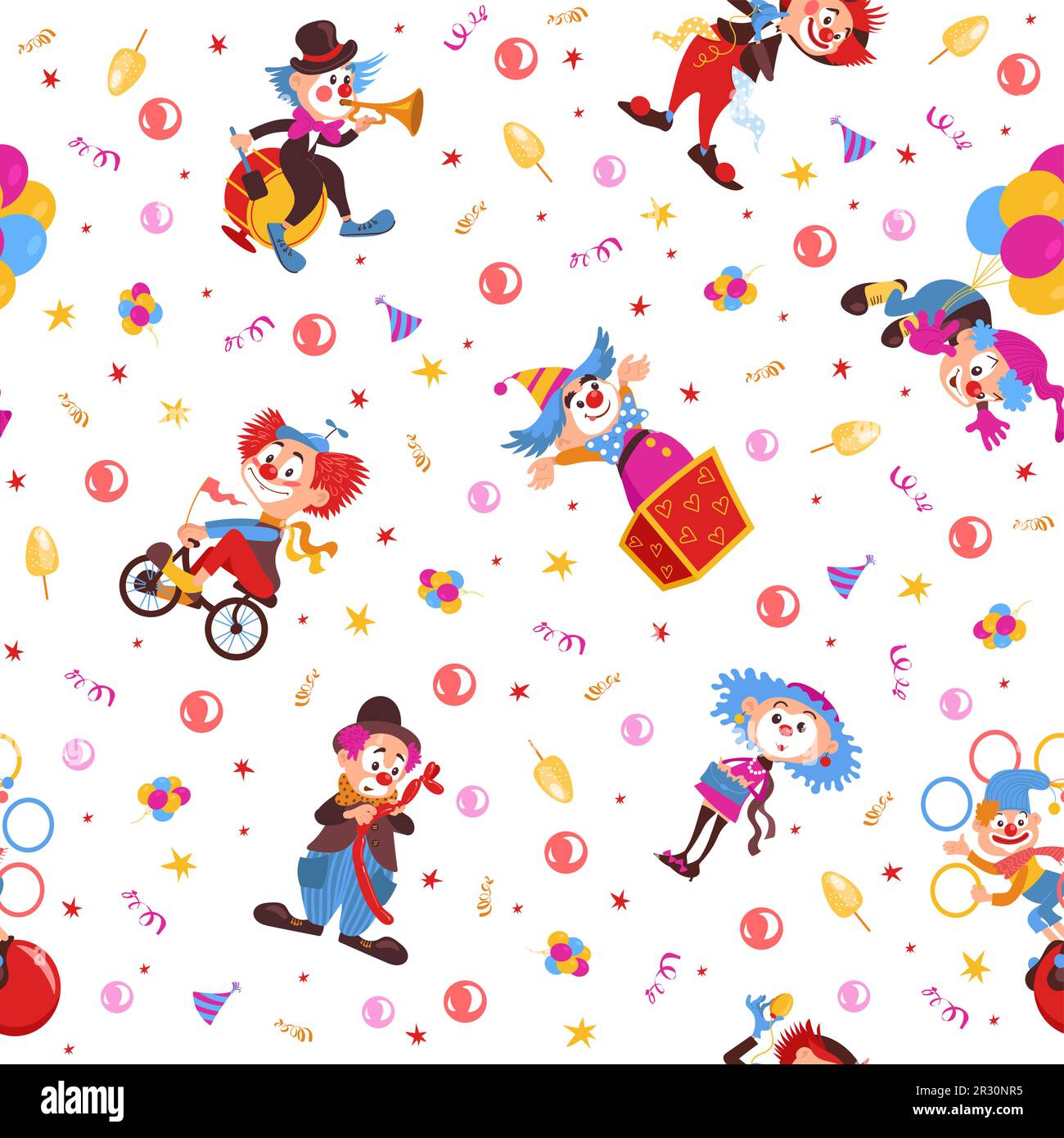 Clown circus Cut Out Stock Images & Pictures - Alamy