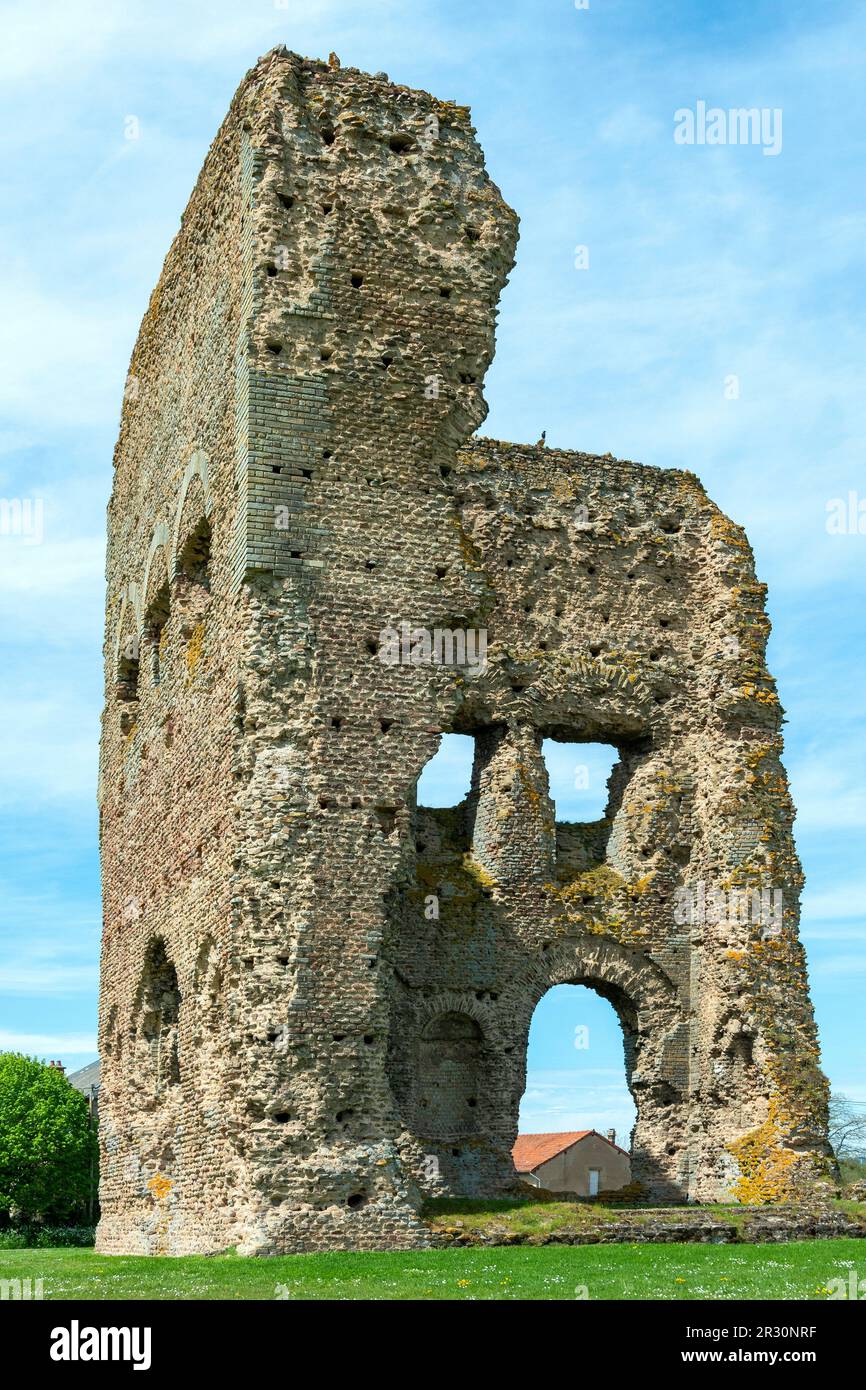 Autun (Augustodunum) Temple of Janus. Morvan regional natural park ...