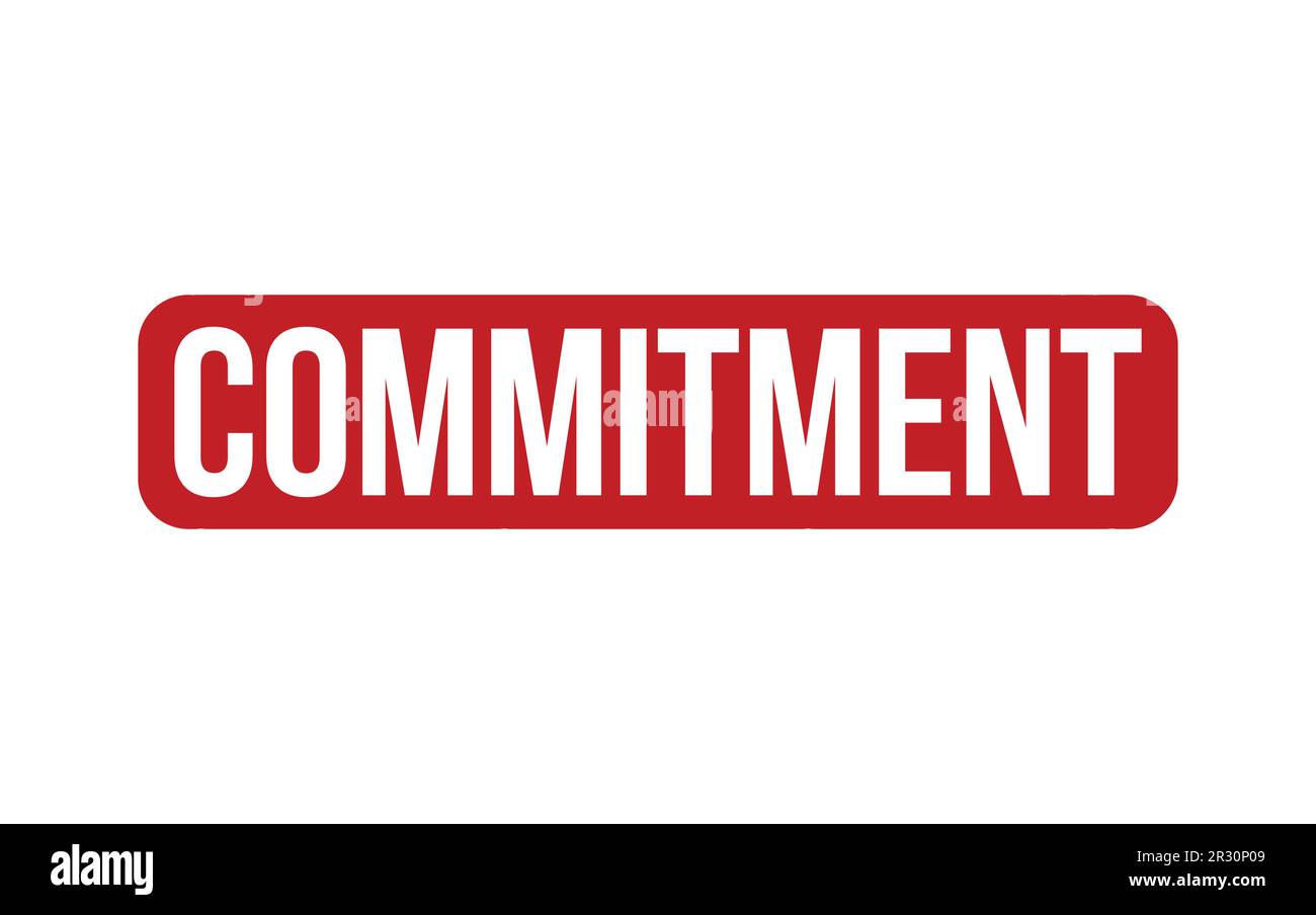 Commitment Rubber Stamp Seal Vector Stock Vector Image & Art - Alamy