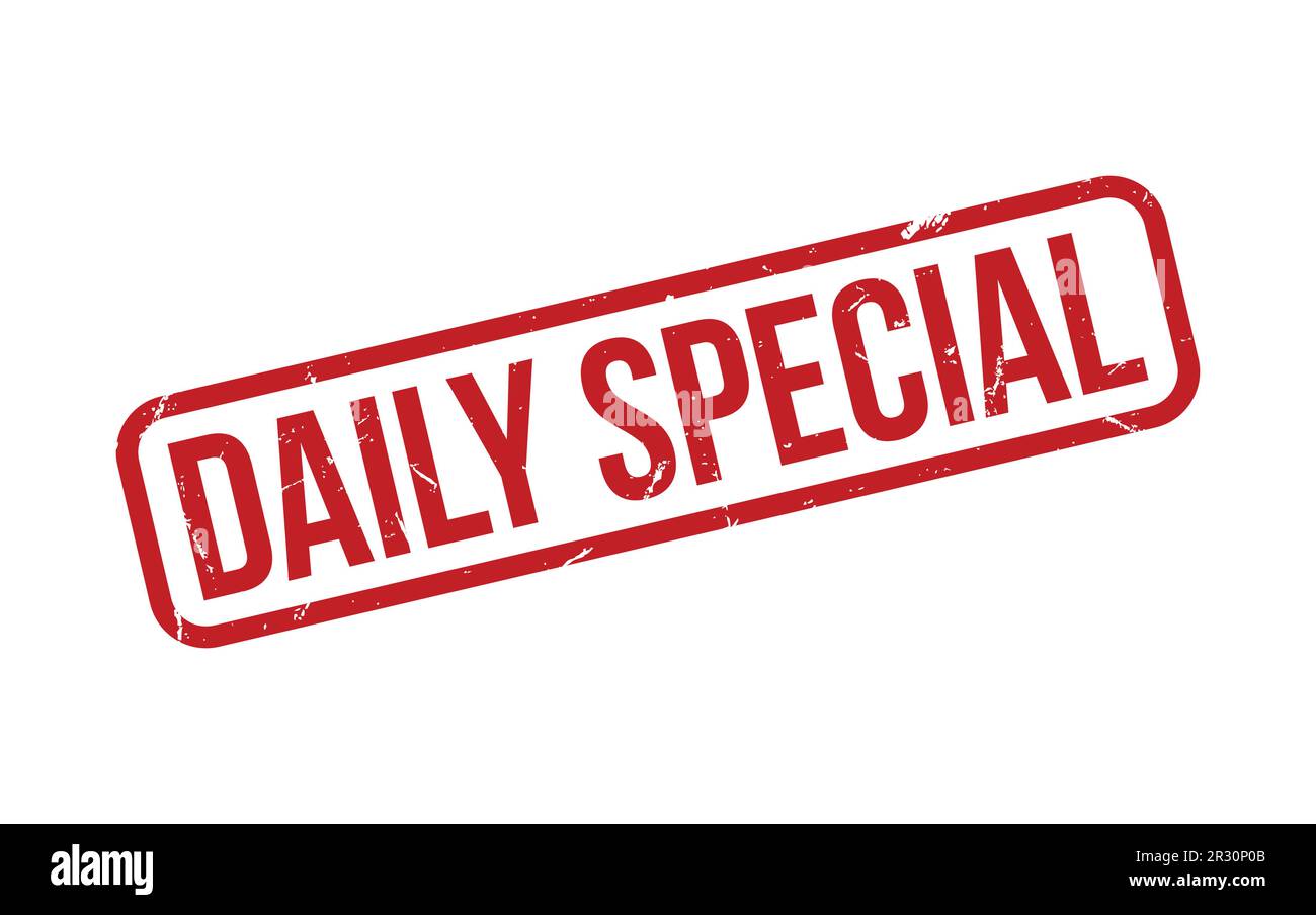 Red Daily Special Rubber Stamp Seal Vector Stock Vector Image & Art - Alamy