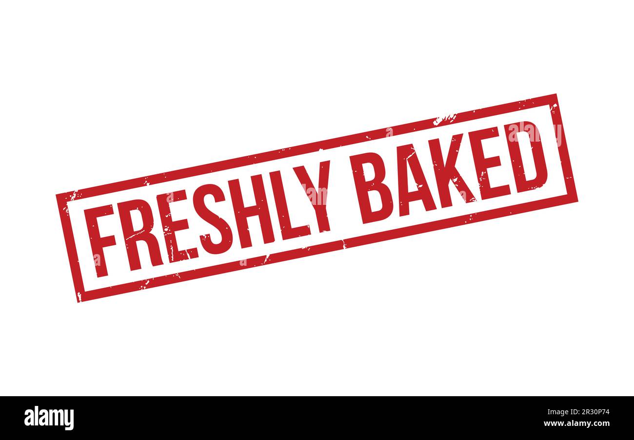 Baked not fried rubber stamp hi-res stock photography and images - Alamy