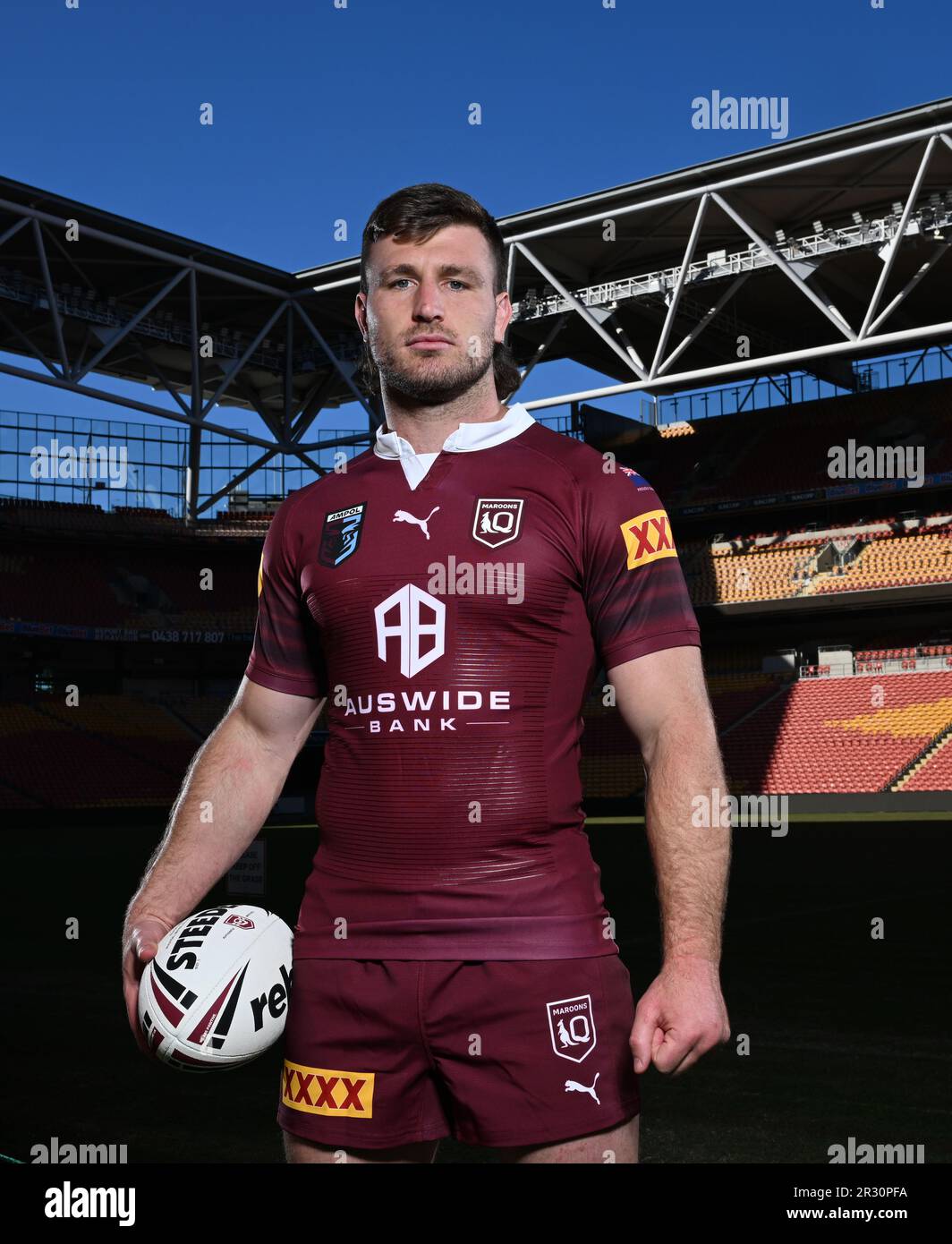 Jai Arrow of the Maroons poses for a photograph during the 2023 State ...