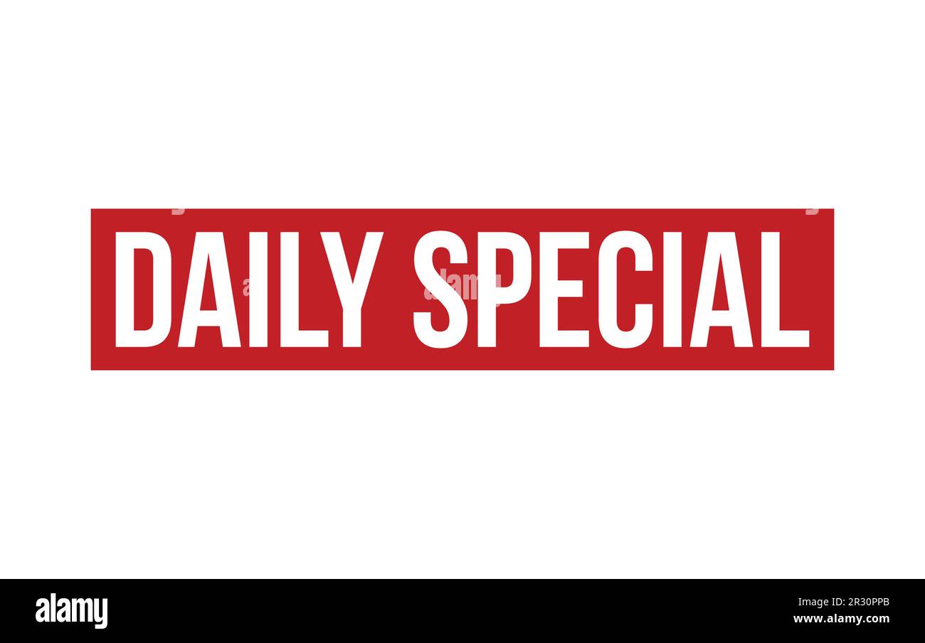 Daily Special Rubber Stamp Seal Vector Stock Vector Image & Art - Alamy