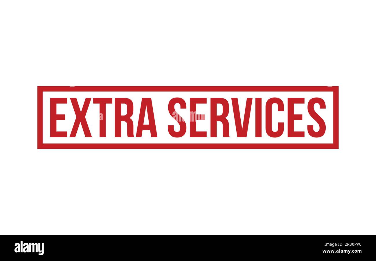 Red Extra Services Rubber Stamp Seal Vector Stock Vector Image & Art ...