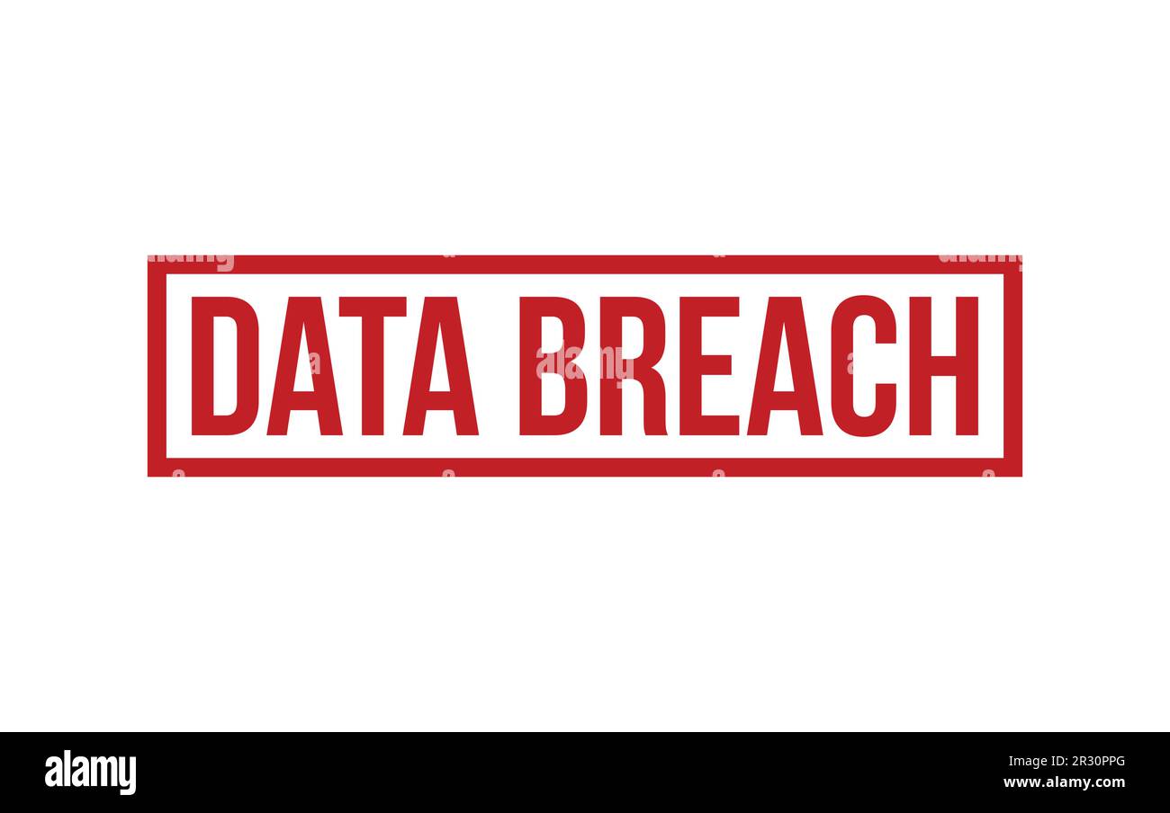 Red Data Breach Rubber Stamp Seal Vector Stock Vector Image & Art - Alamy