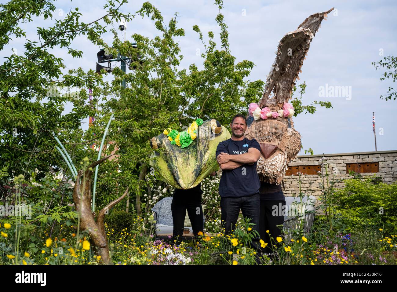 London, UK. 22 May 2023. Wildlife presenter Steve Backshall with RSPCA ...