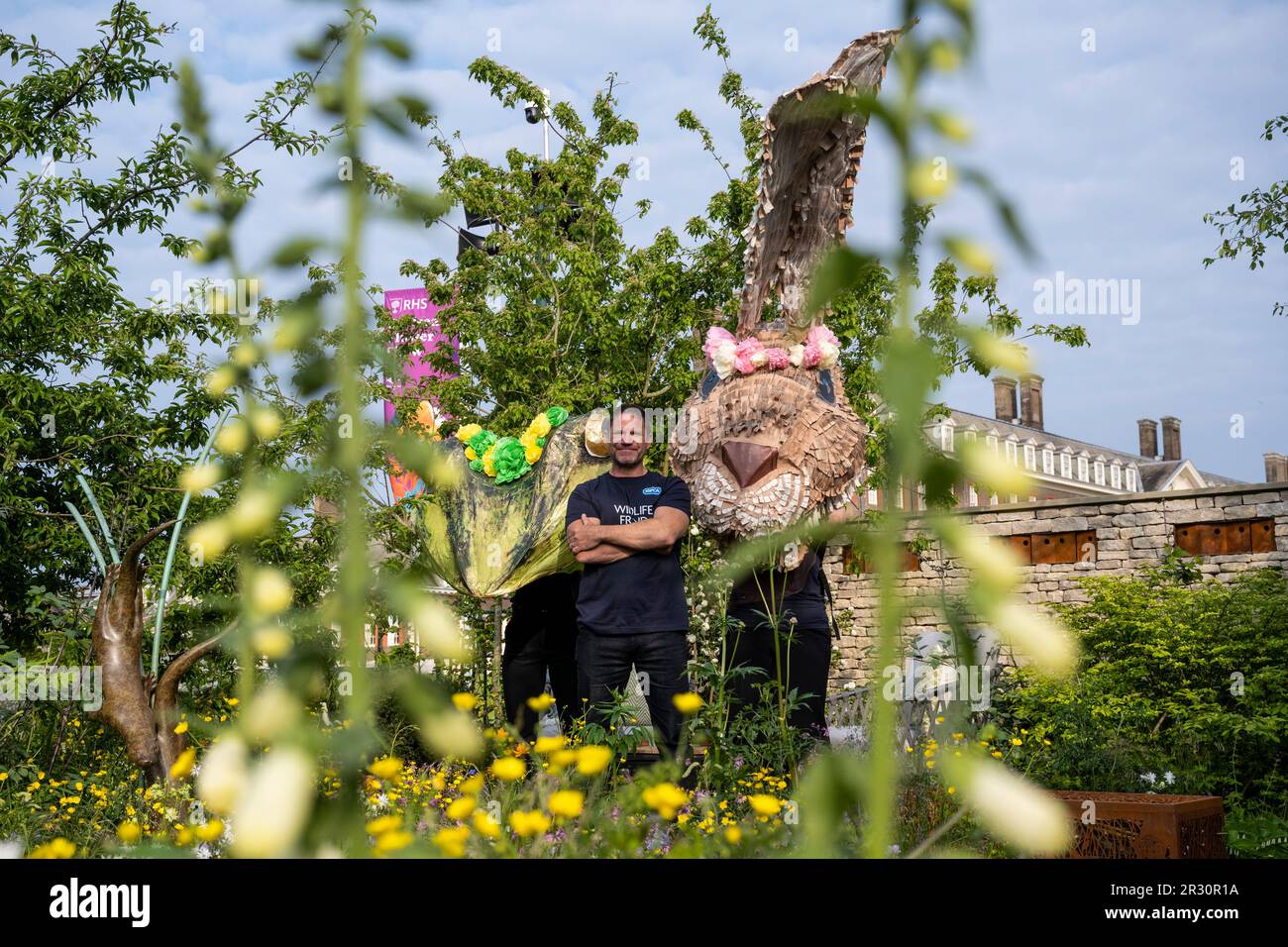 London, UK. 22 May 2023. Wildlife presenter Steve Backshall with RSPCA ...