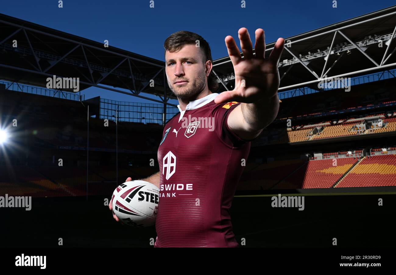 Jai Arrow of the Maroons poses for a photograph during the 2023 State ...