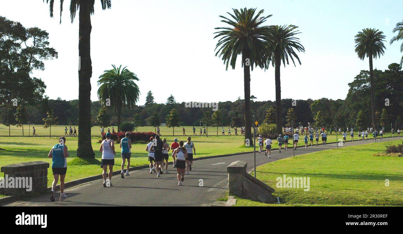 The 2006 Blackmores 'Bridge Run' public marathon in Sydney, Australia ...