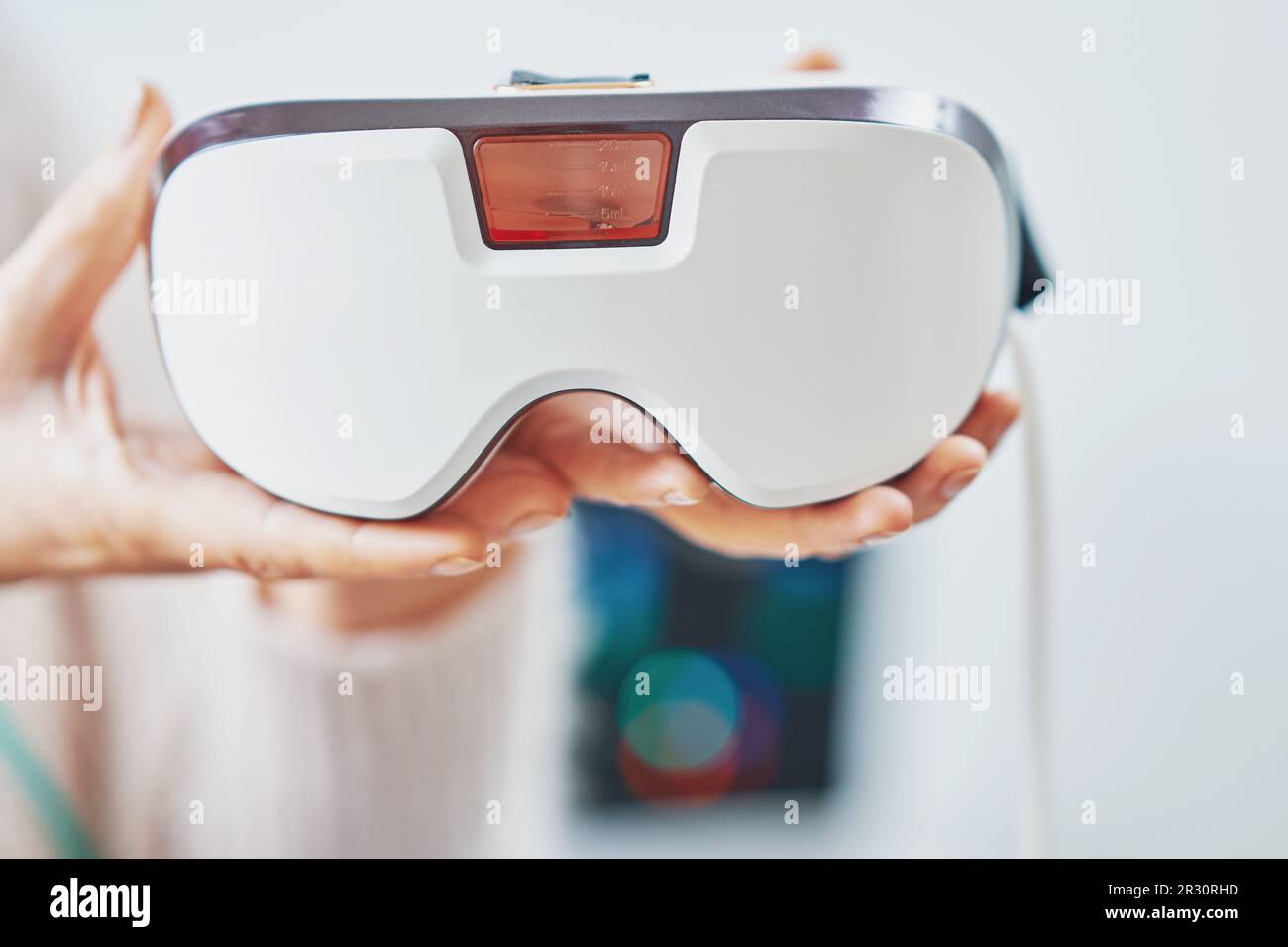 Picture of wellness massage glasses using molecular hydrogen Stock ...