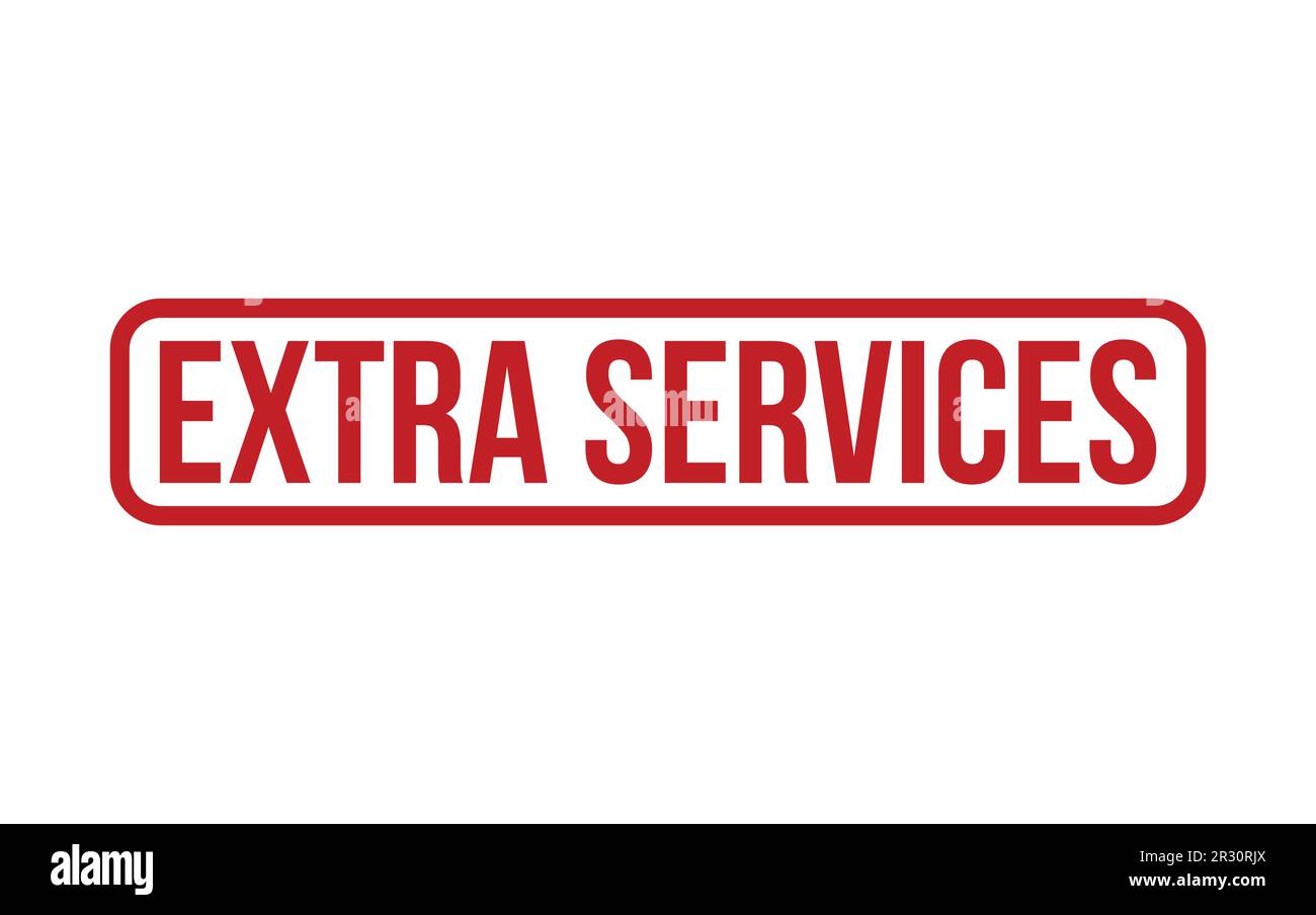 Red Extra Services Rubber Stamp Seal Vector Stock Vector Image & Art ...