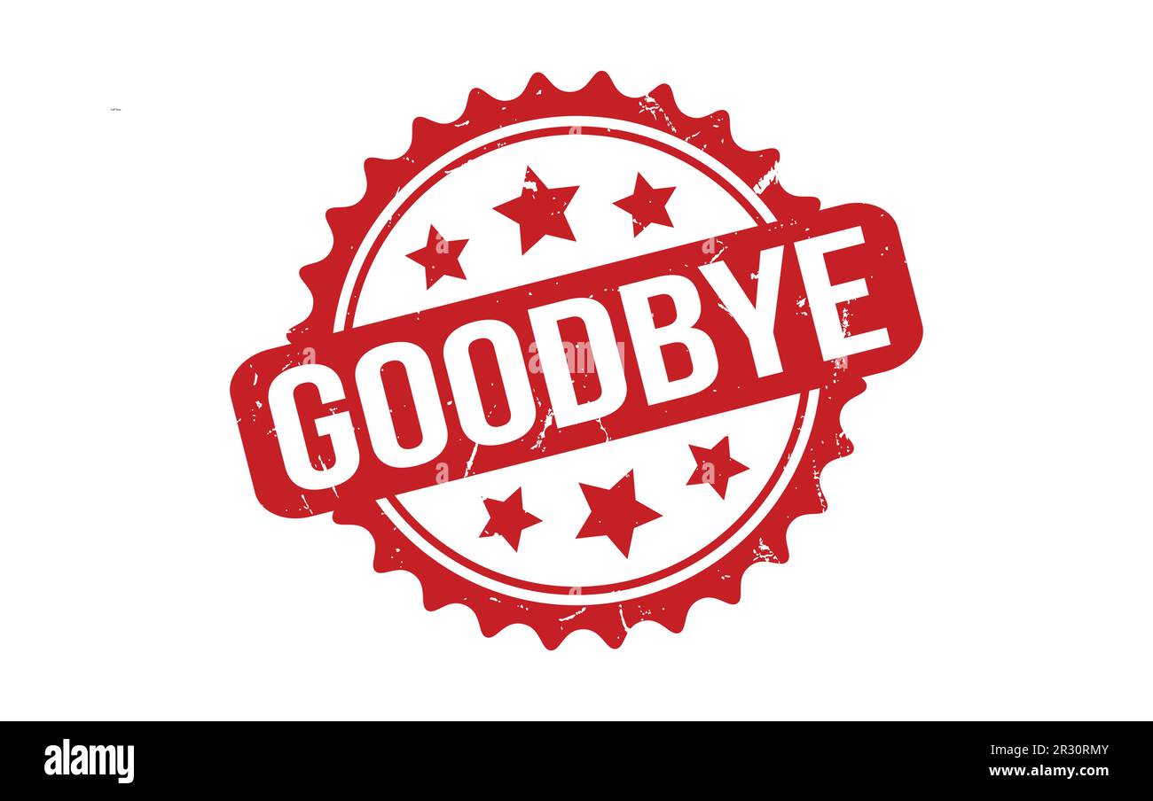 Goodbye Rubber Stamp Seal Vector Stock Vector Image & Art - Alamy