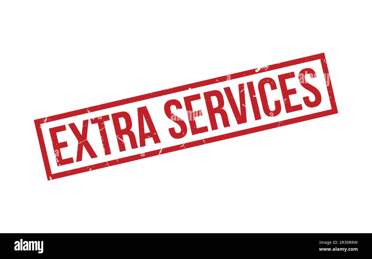Extra services stamp hi-res stock photography and images - Alamy