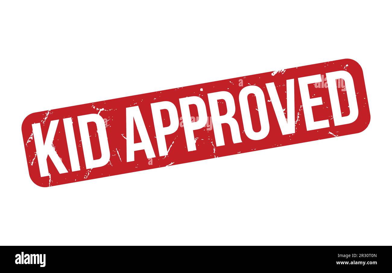 Kid approved Stock Vector Images - Alamy