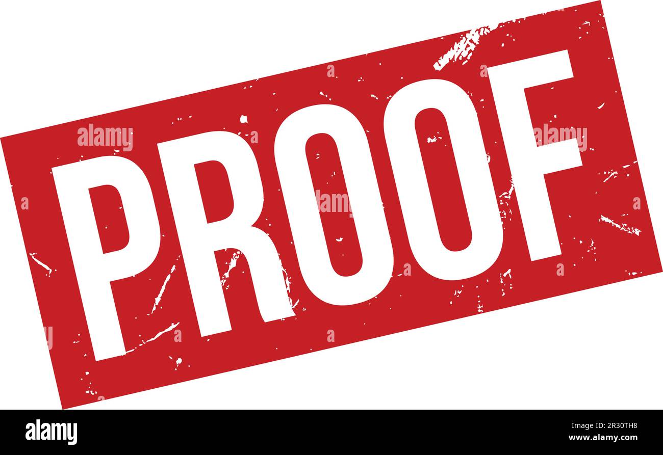 Proof Rubber Stamp Seal Vector Stock Vector Image & Art - Alamy