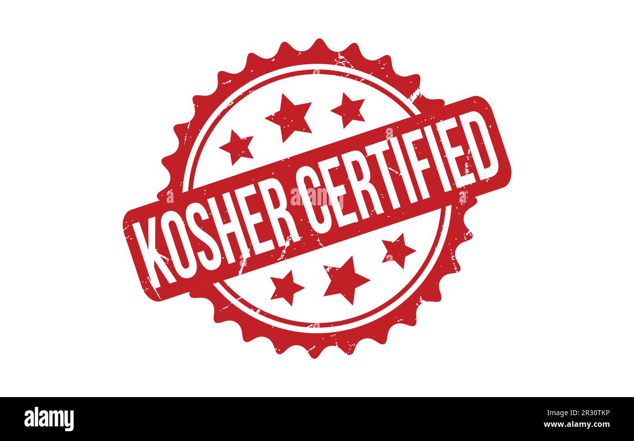 Kosher Certified Rubber Stamp Seal Vector Stock Vector Image & Art - Alamy