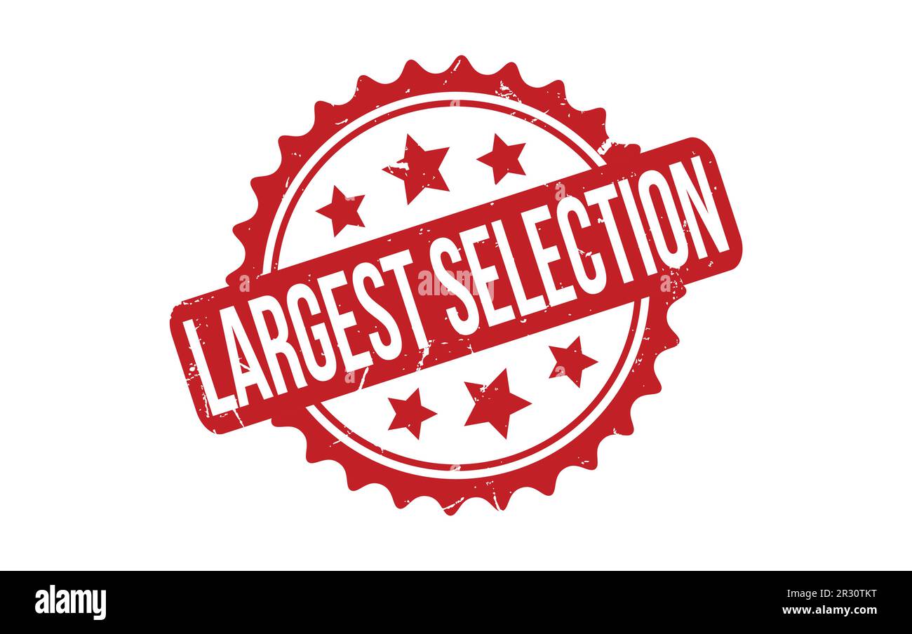 Red Largest Selection Rubber Stamp Seal Vector Stock Vector Image & Art ...