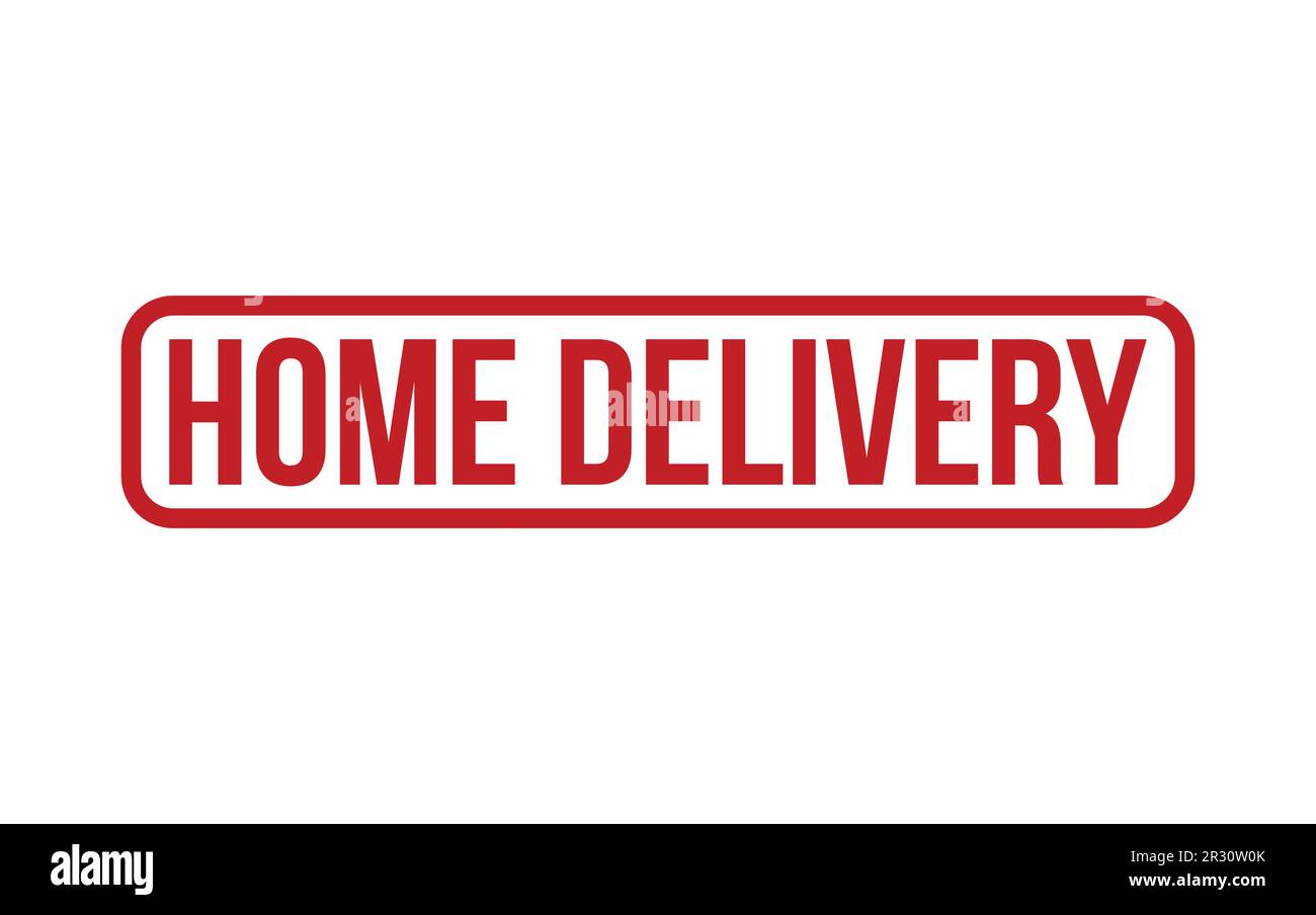 Home delivery rubber stamp hi-res stock photography and images - Alamy